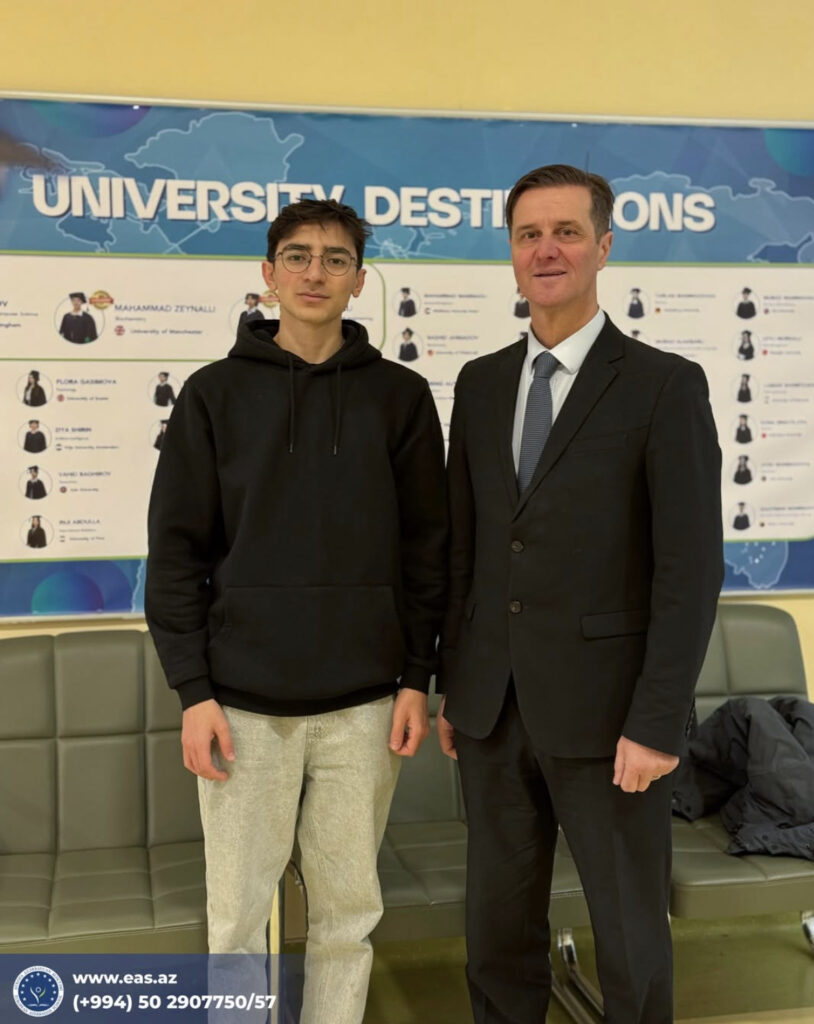 We were happy to host our alumnus Murad Karimli – EUROPEAN AZERBAIJAN SCHOOL